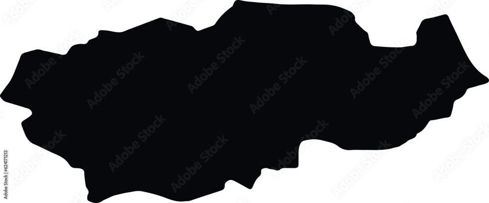Silhouette map of Durham United Kingdom with transparent background ...