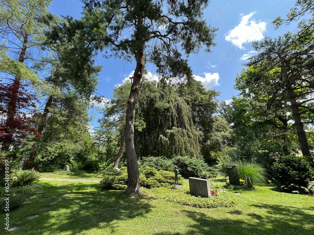 Nordheim cemetery or cemetery of Nordheim oder Friedhof Nordheim ...