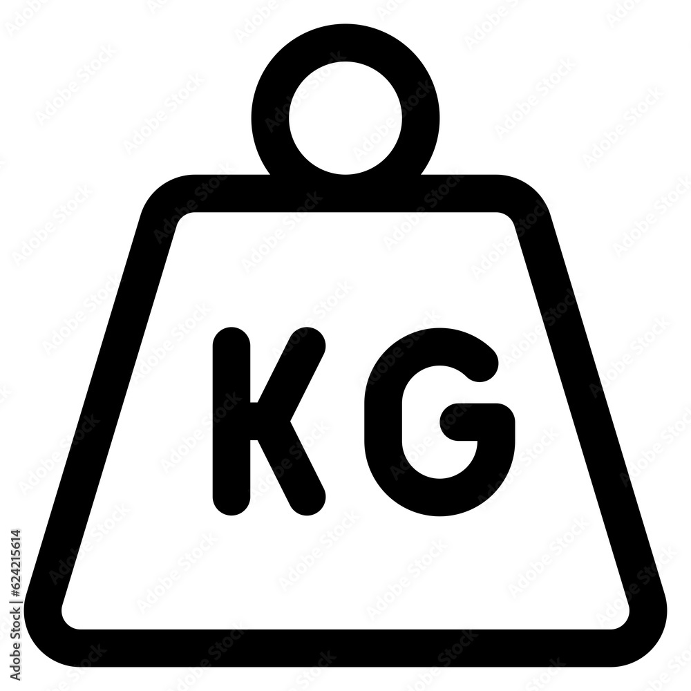 KG Heavy Icon Symbol For Packaging Design Standart Stock Vector | Adobe ...