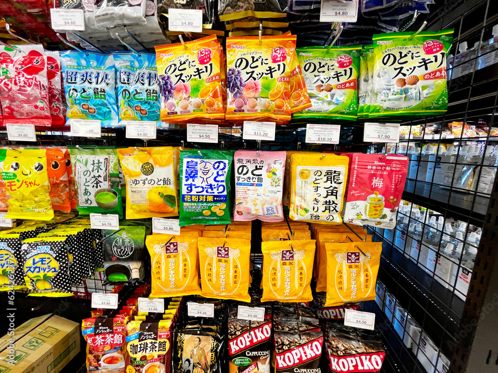 Lots of Japanese foods selling at Japan Mart in Christchurch, New ...
