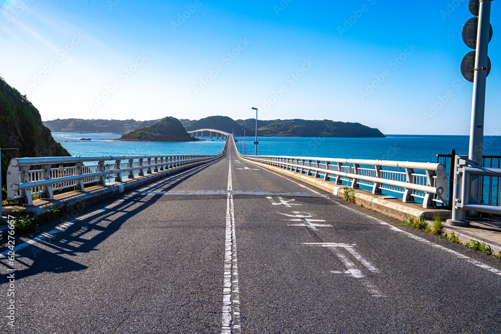 Tsunoshima, iconic bridge in Yamaguchi Stock Photo | Adobe Stock