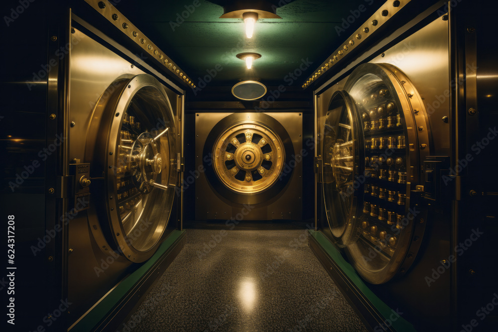 Exploring the Wealth of a Bank Vault: Unveiling the Golden Walls ...
