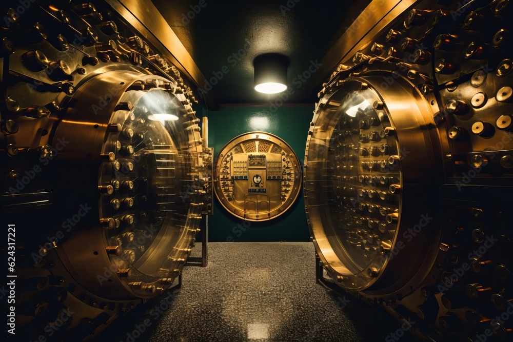 Exploring the Wealth of a Bank Vault: Unveiling the Golden Walls ...
