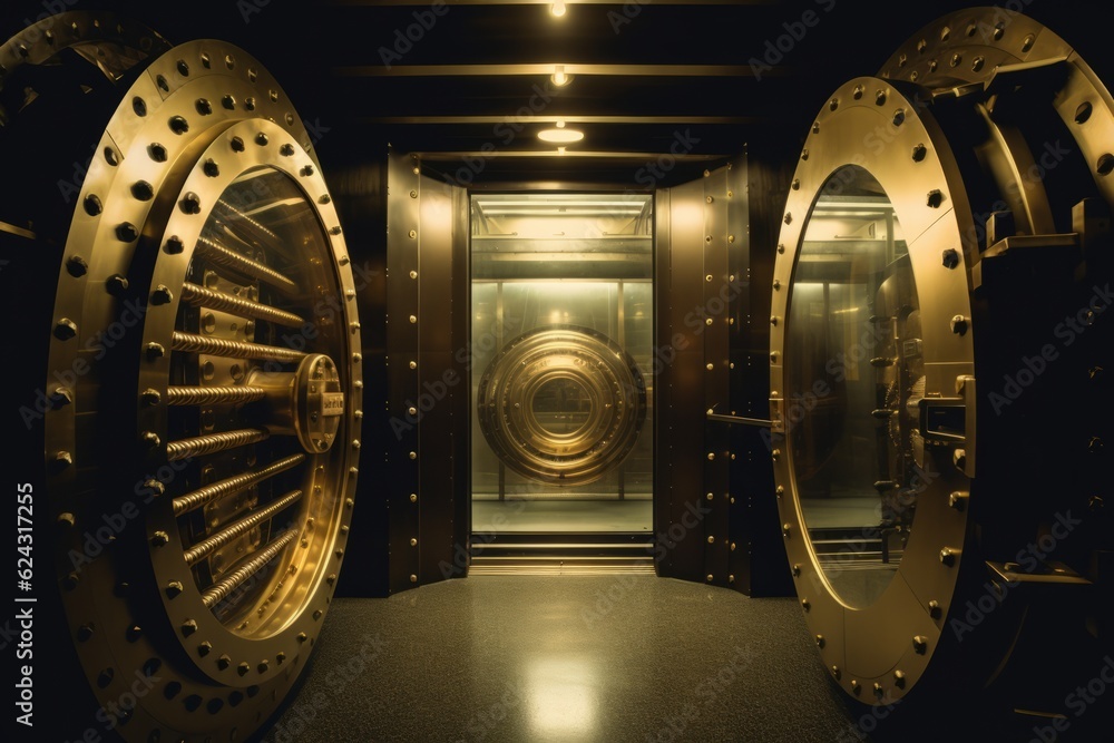 Exploring the Wealth of a Bank Vault: Unveiling the Golden Walls ...