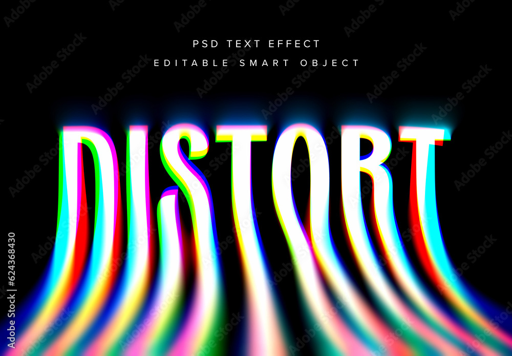Melting Glitch Text Effect Mockup Stock Template | Adobe Stock Melting Glitch Text Effect Mockup Stock Template | Adobe Stock