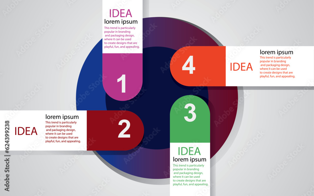 idea circle template, graphic templates, infographic design layouts ...