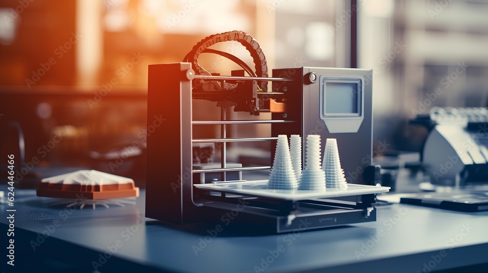 Rapid Prototyping concept. The accelerated process of creating scale ...