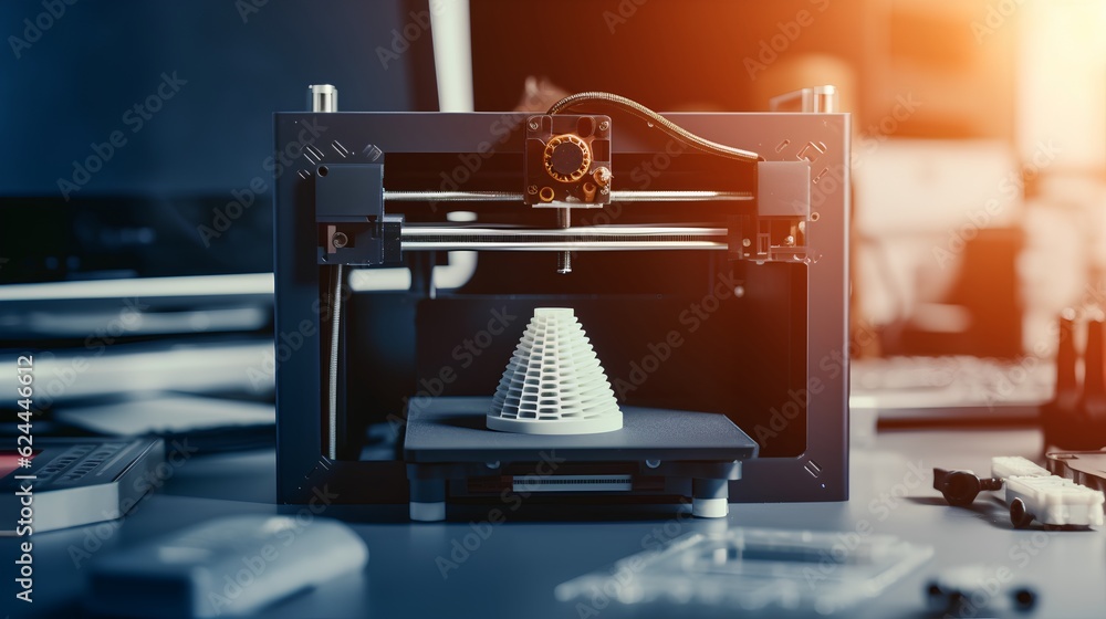 Rapid Prototyping concept. The accelerated process of creating scale ...