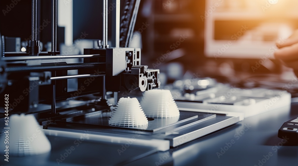 Rapid Prototyping concept. The accelerated process of creating scale ...