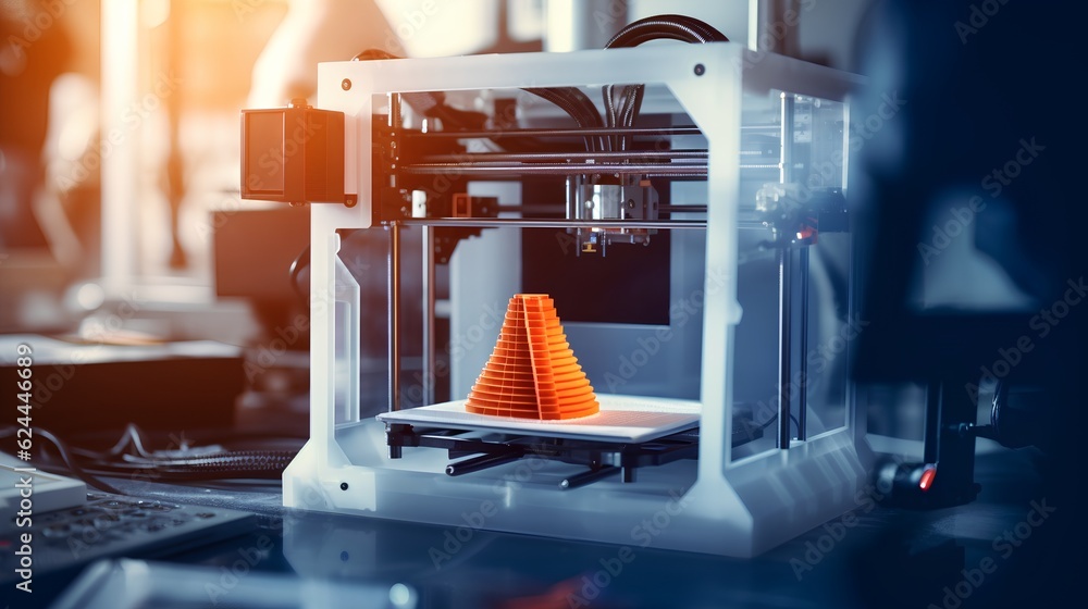 Rapid Prototyping concept. The accelerated process of creating scale ...