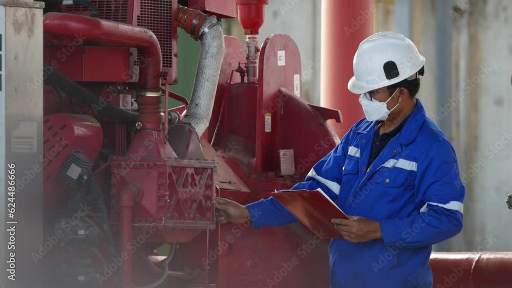 Safety and dependability are ensured by an engineer's weekly inspection ...