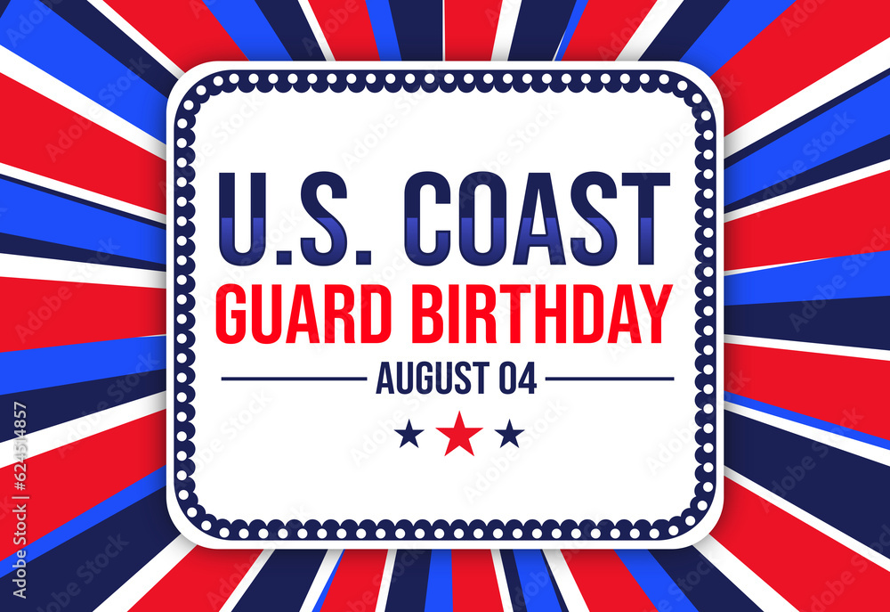 U.S. Coast Guard Birthday background design wallpaper in Patriotic ...