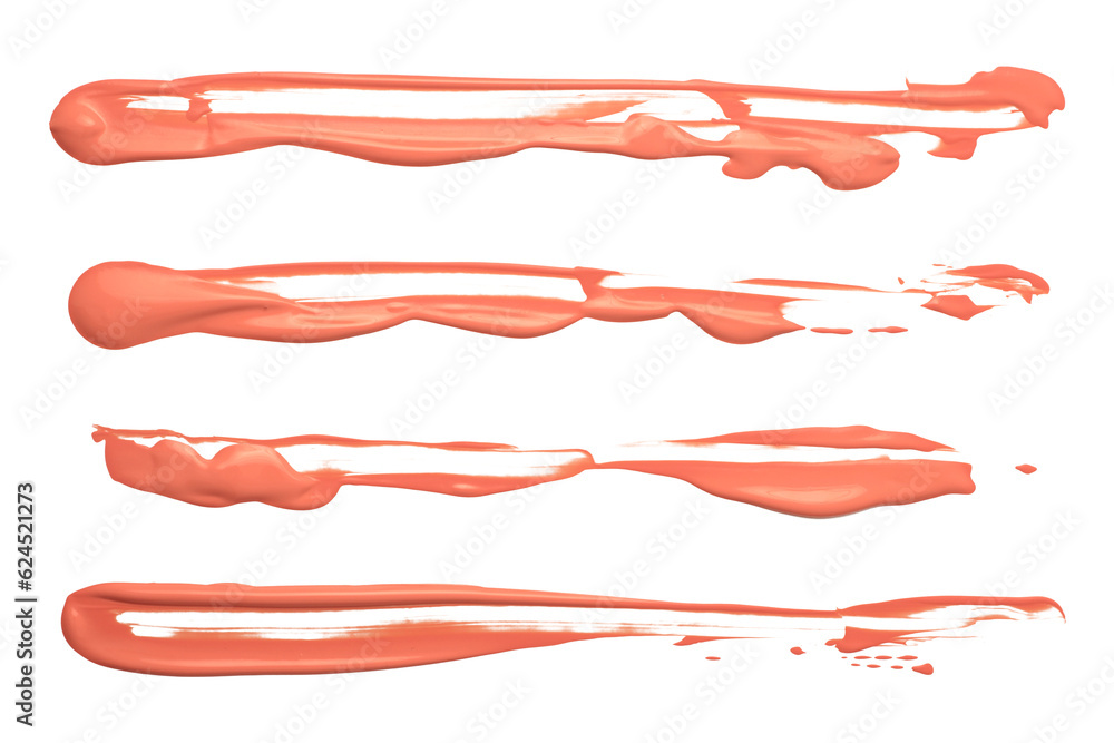 PNG Pink pastel ink color smear brush stroke stain line blot on ...