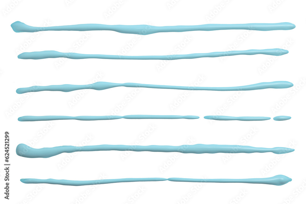 PNG Blue pastel ink color smear brush stroke stain line blot on ...