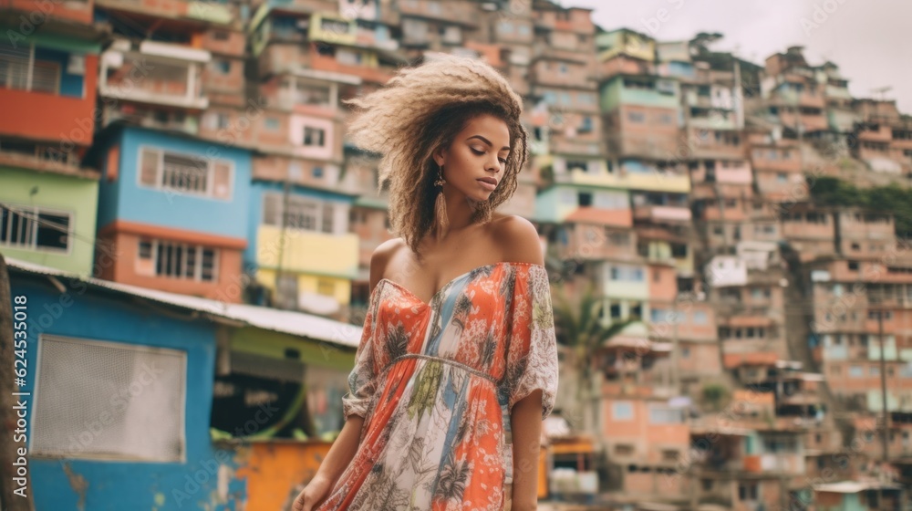 Fashion outdoor photo of a beautiful sensual fair-haired girl in an ...