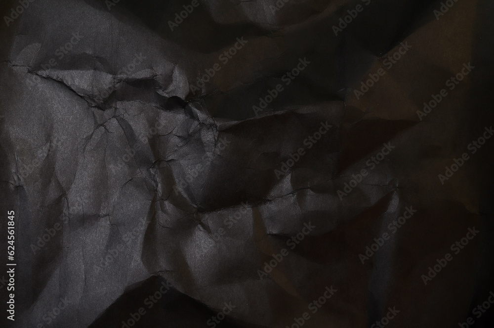 Crumpled and folded Black Paper Texture Images for background logo text ...