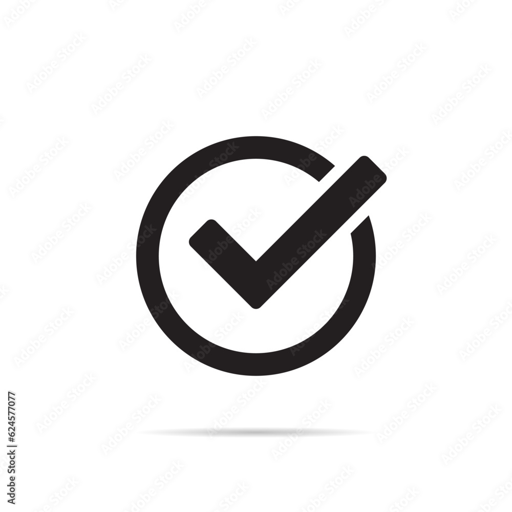 Checkbox icon vector. Checkmark, check, checklist sign symbol isolated ...