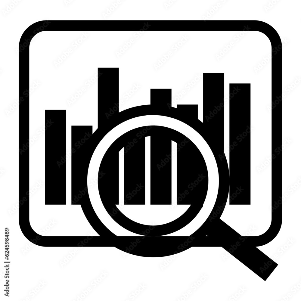 Data analytics icon: "Depicting the exploration, interpretation, and ...