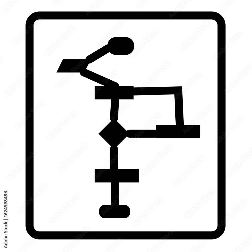 Flowchart icon: "Visual representation of processes and decision-making ...