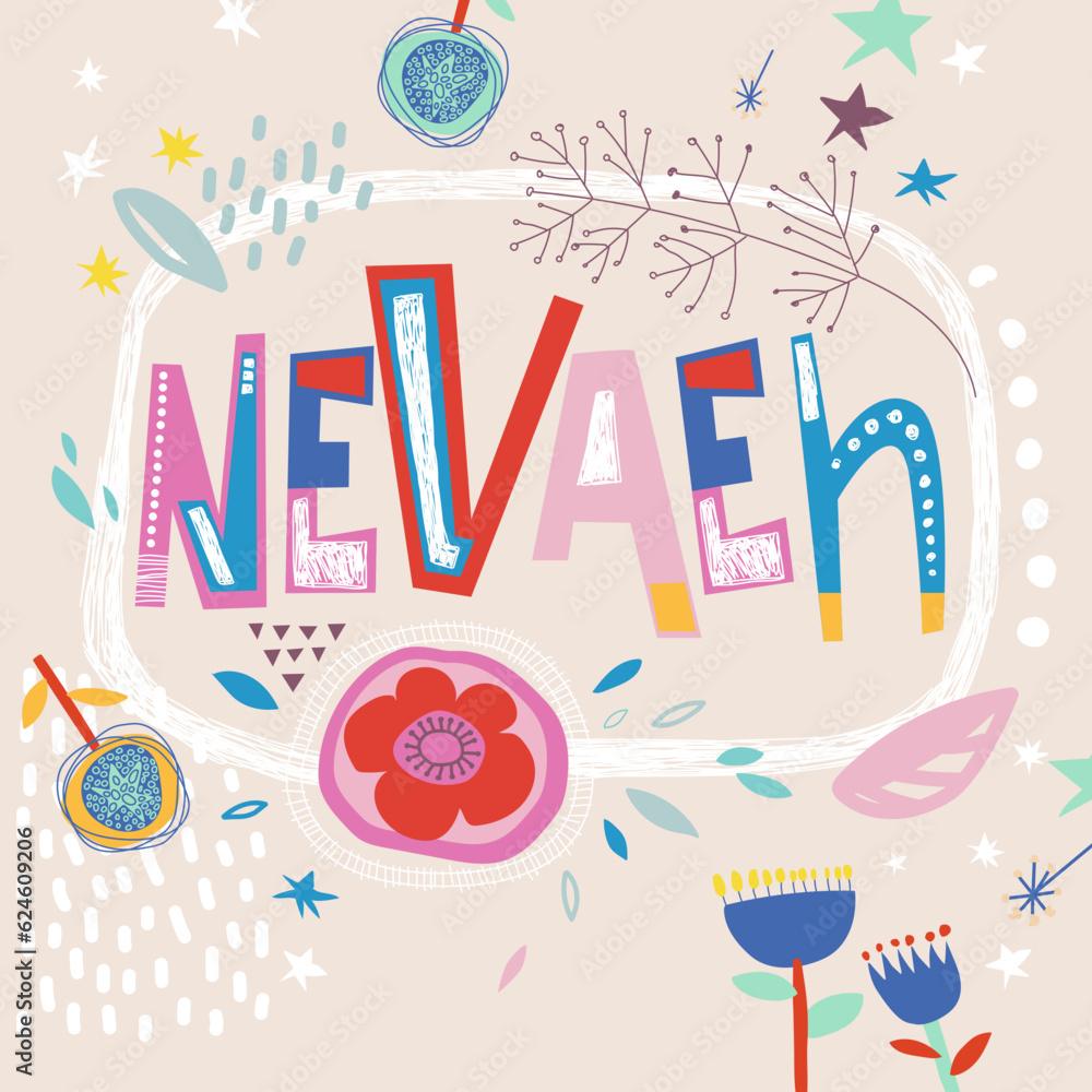 Signs That Says Nevaeh