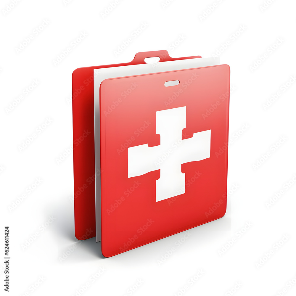 Icon of a file folder with a plus symbol with a transparent background ...