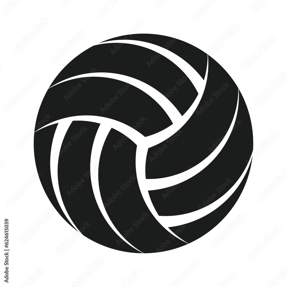 Volleyball Silhouette Volleyball Vector Volleyball Illustration
