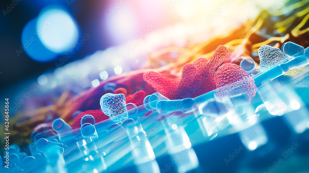 Bacterial Cell Microscope Slide