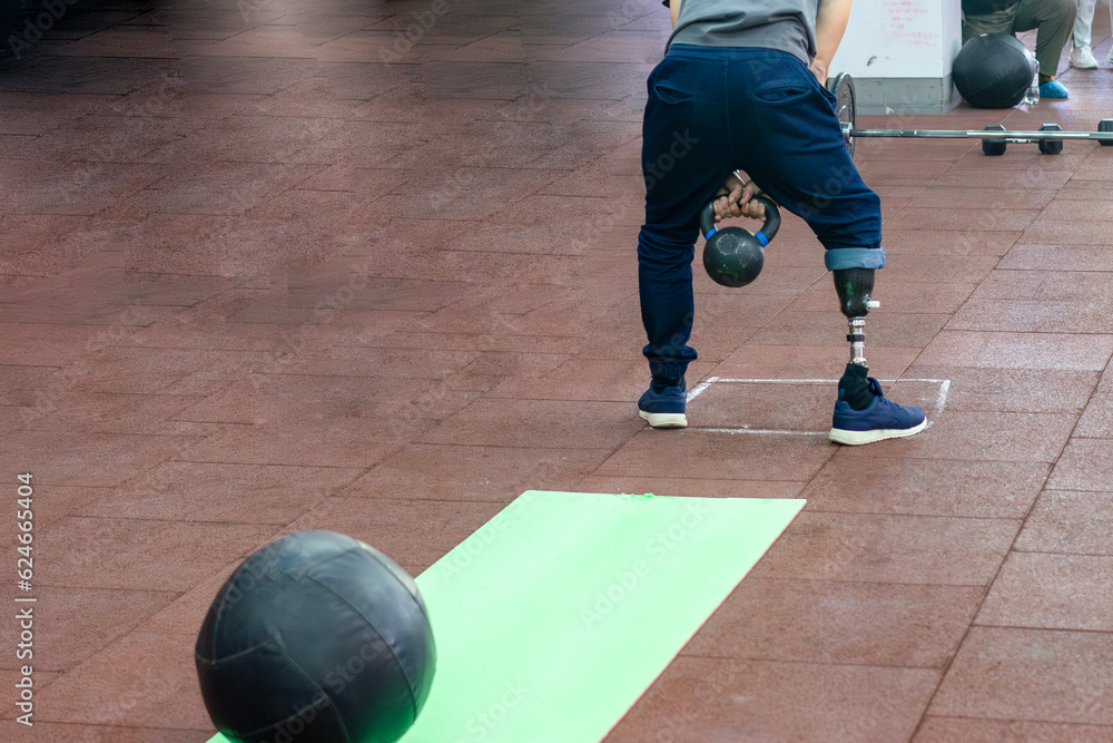 an amputated limb, the rehabilitation of military soldiers field ...