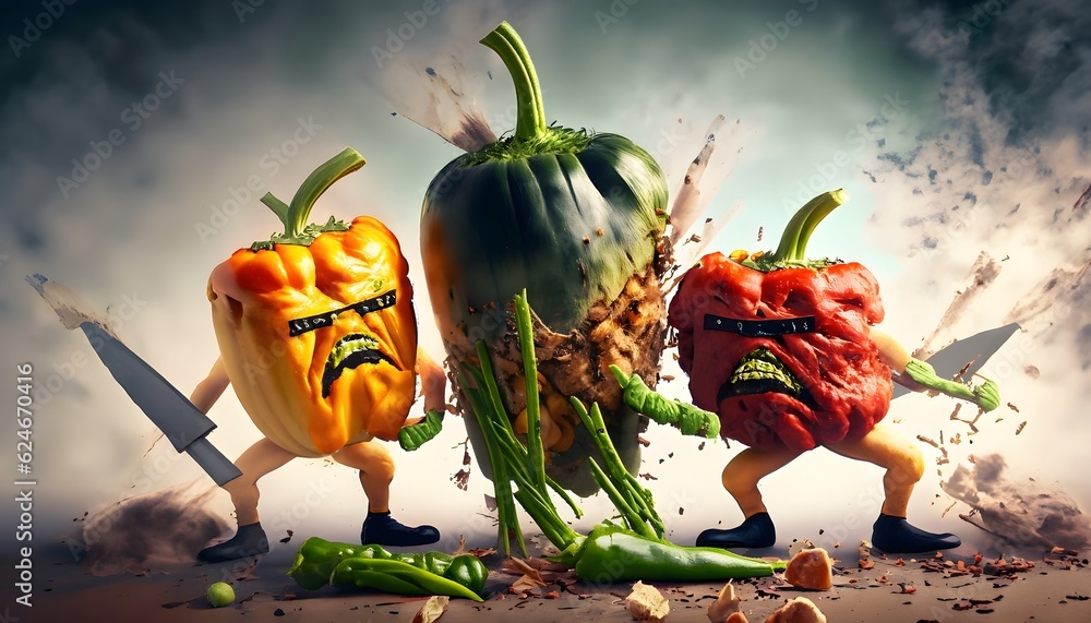 Vegetables, Fighting, Action, Action Animated movie, Movie, Film ...