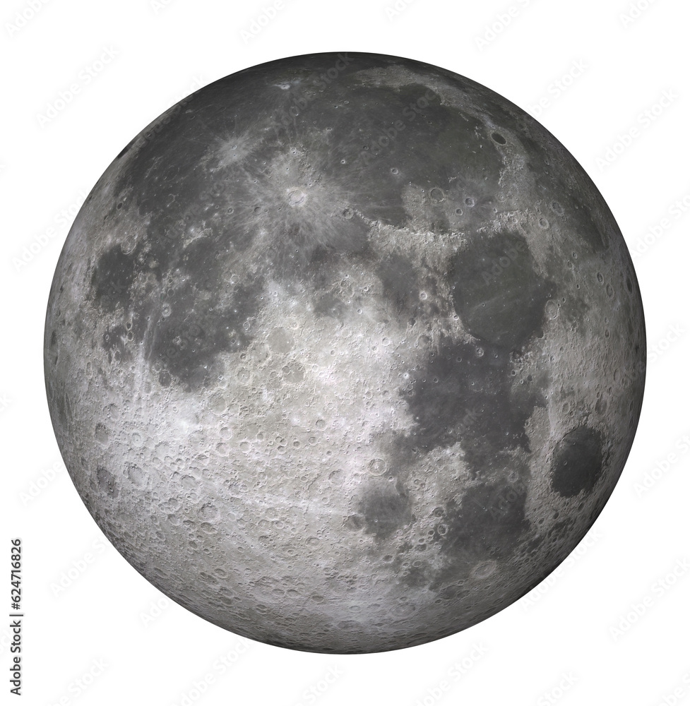 Full Moon "Elements of this image furnished by NASA ", png isolated ...