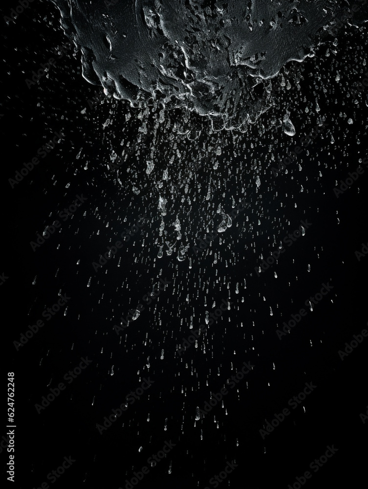 Overlay resource of a rain against black background, created with ...