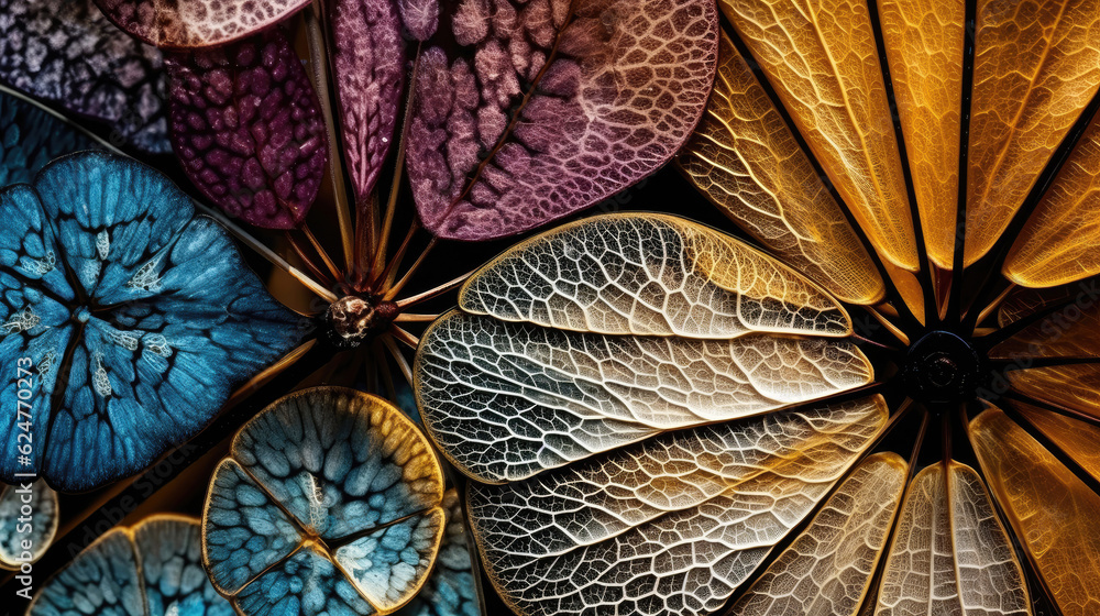 Macro close-up of intricate natural patterns Stock Illustration | Adobe ...