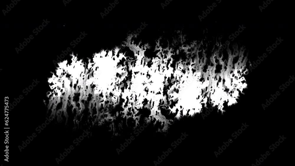 Black ink abstract background artistic flow splatter spots spills like ...