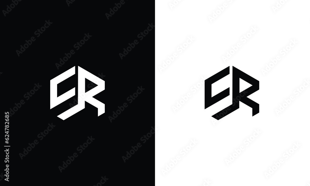 CR logo . letter c r logo design . creative and modern logo design ...