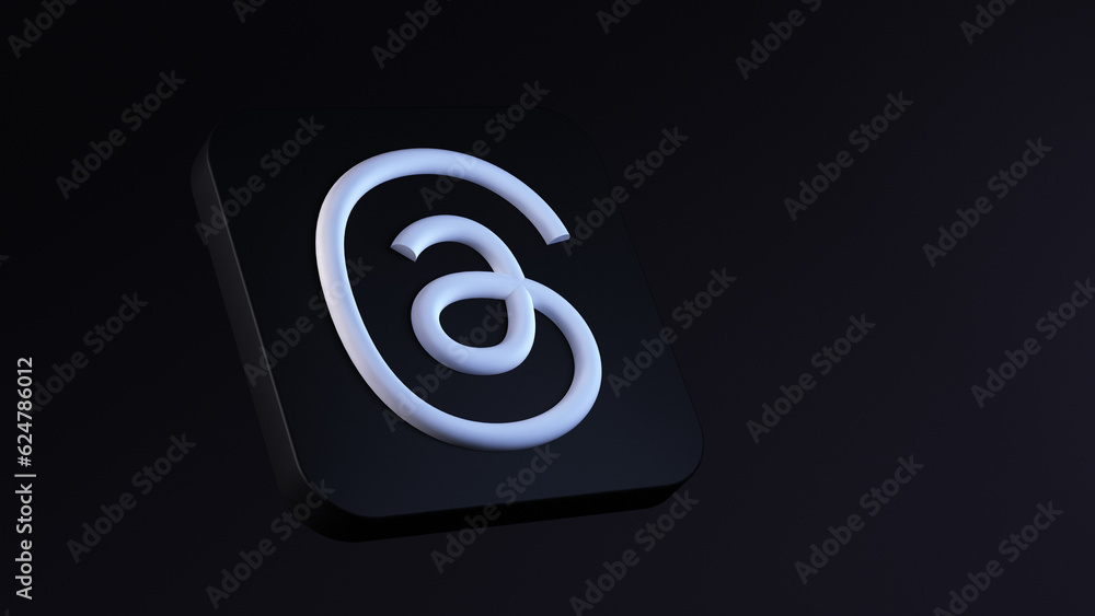 Threads. Logo Threads by Meta. Threads the new social network by ...