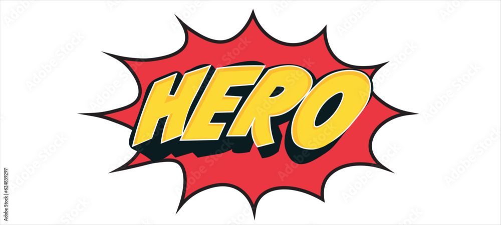 Editable text effect - super hero comic 3d cartoon template style ...