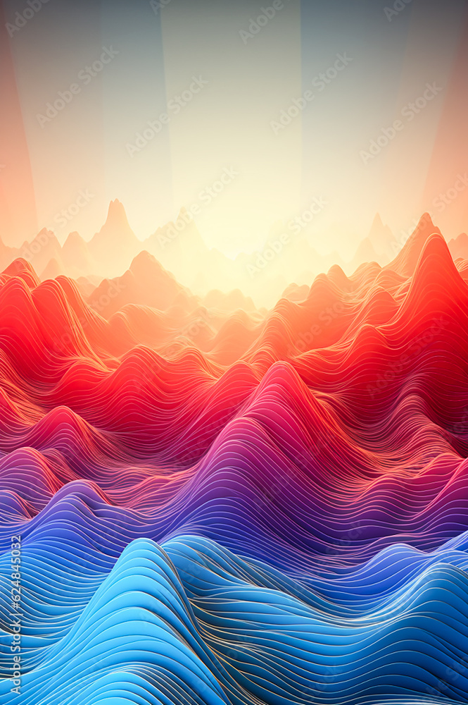 Graphical representation of the amplitude of different sound ...
