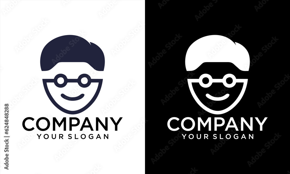 Nerd icon. Linear vector illustration from nerd collection. Outline ...