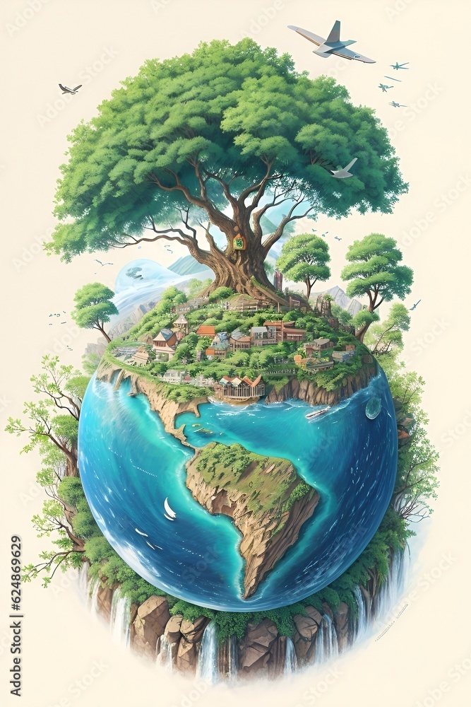 Harmony of Worlds: Exploring the Coexistence of Human Settlements and ...