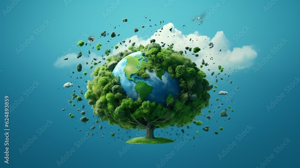 World Ozone Day Ozone Layer Environmental Protection Stock Illustration ...