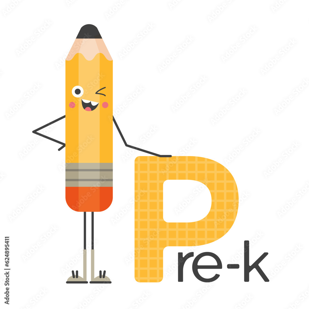 Pre-k logo inspirational quotes, typography, lettering design. Stock ...