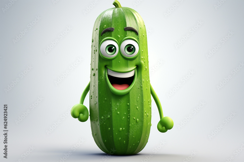 Cute, funny and emotiomal vegetables character animated, animated ...