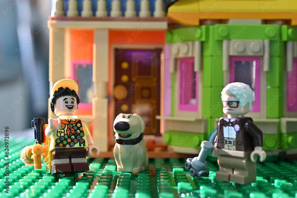Foto de Lego casa up carl fredricksen, Russell y Dug, Disney 100 ...