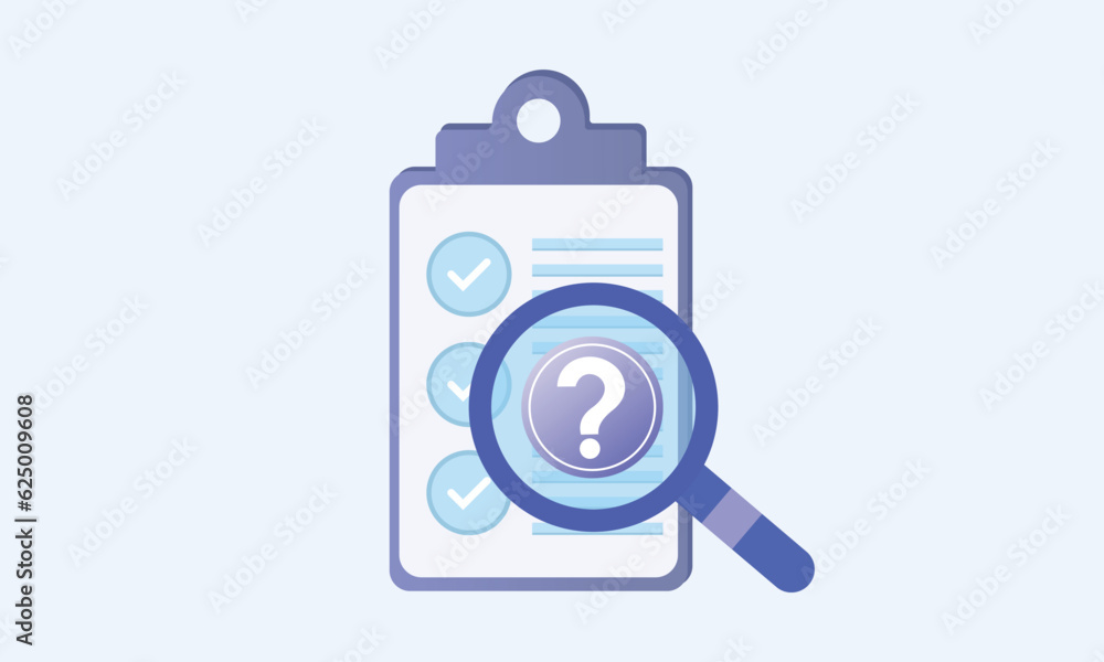 Checklist paper sheet with tick marks.on white background.Vector Design ...