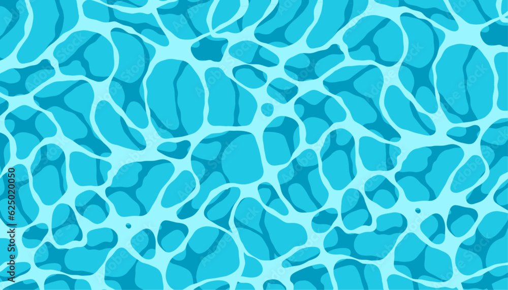 Seamless Vector Water repeating Pattern Texture Stock Vector | Adobe Stock