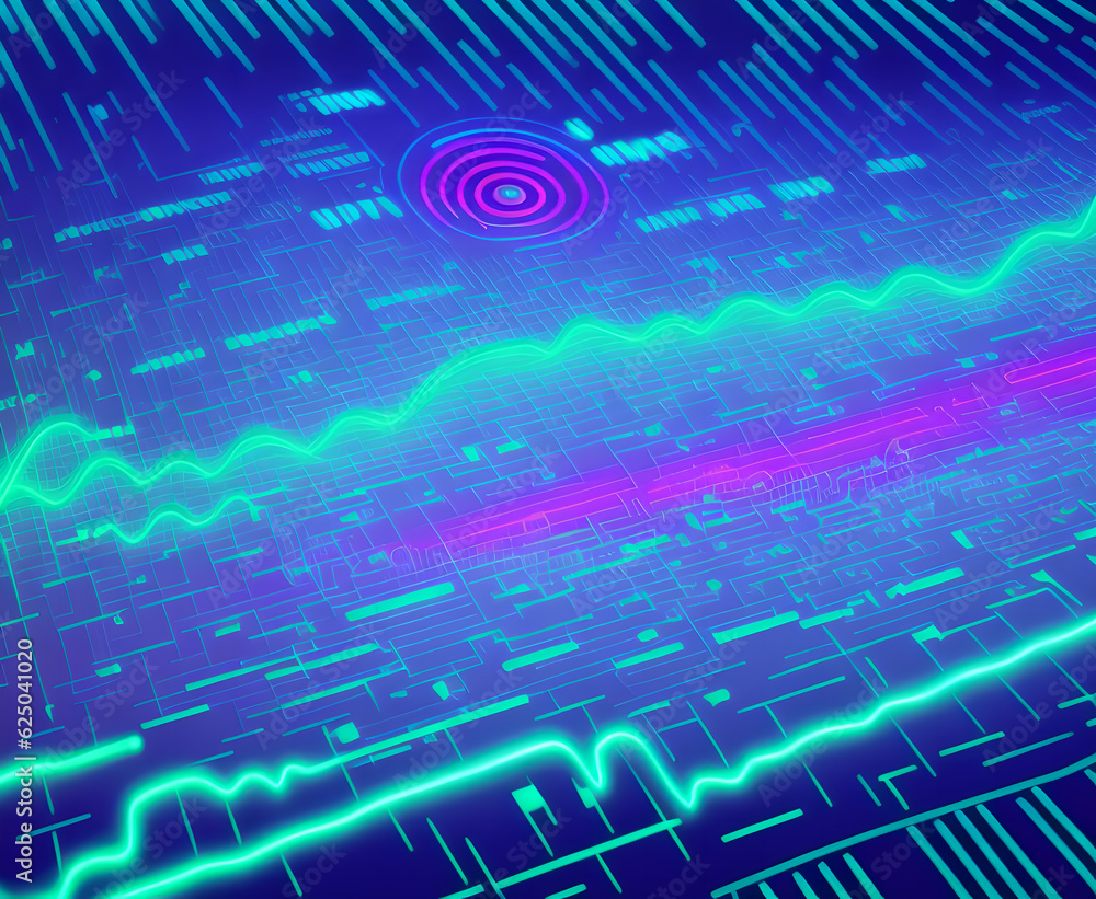 Background with glitch effect. conceptual image of vhs dead pixels.Data ...