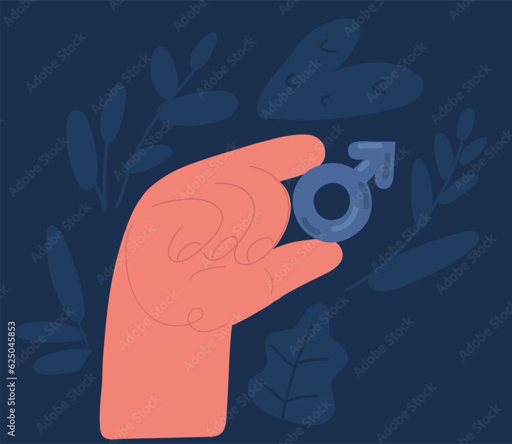 Cartoon vector illustration of male, masculine symbol Stock Vector ...