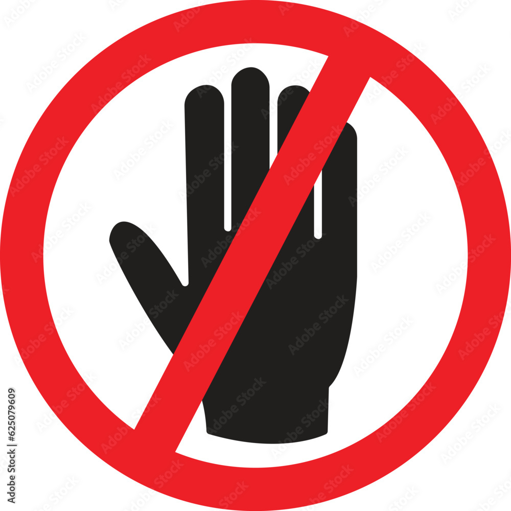 Sign not allowed, Stop sign Stock Vector | Adobe Stock