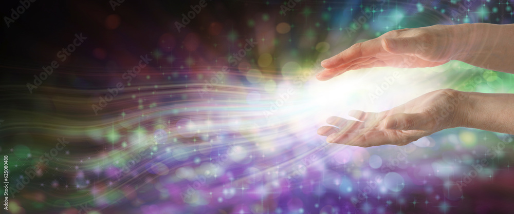Magical Energy Healing Hands Sensing healing vibes - ethereal multi ...