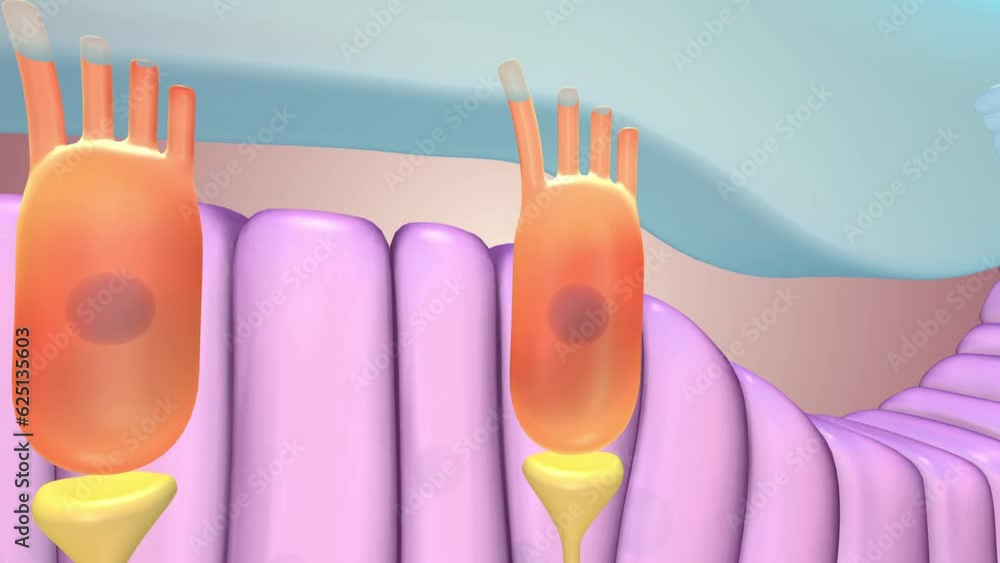 Hair cells, the primary sensory cells in the inner ear, transmit ...